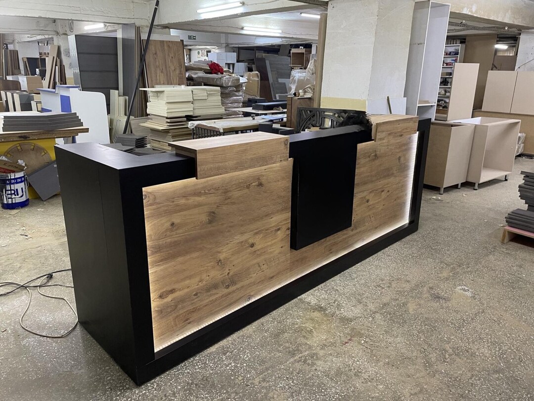 Custom Modern Reception Desk, Modern Furniture, Office Desk, Custom ...