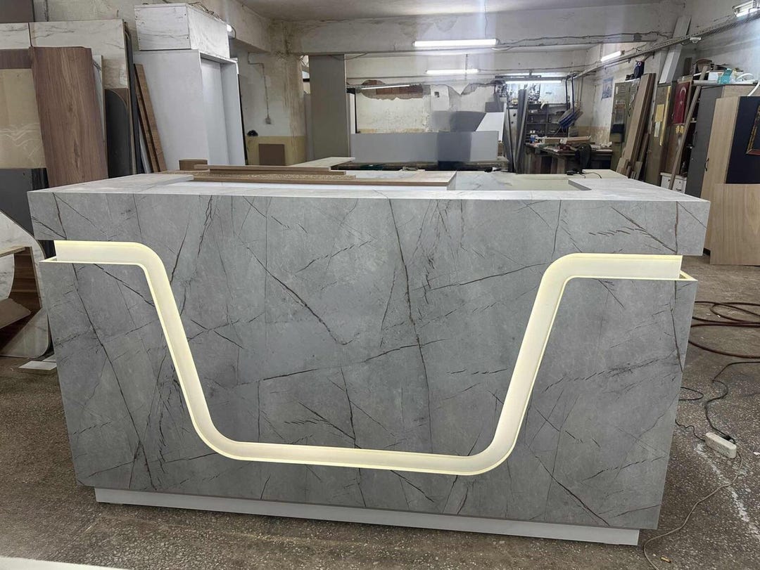 Reception Desk, Modern Furniture, Custom Reception, Custom Podium ...