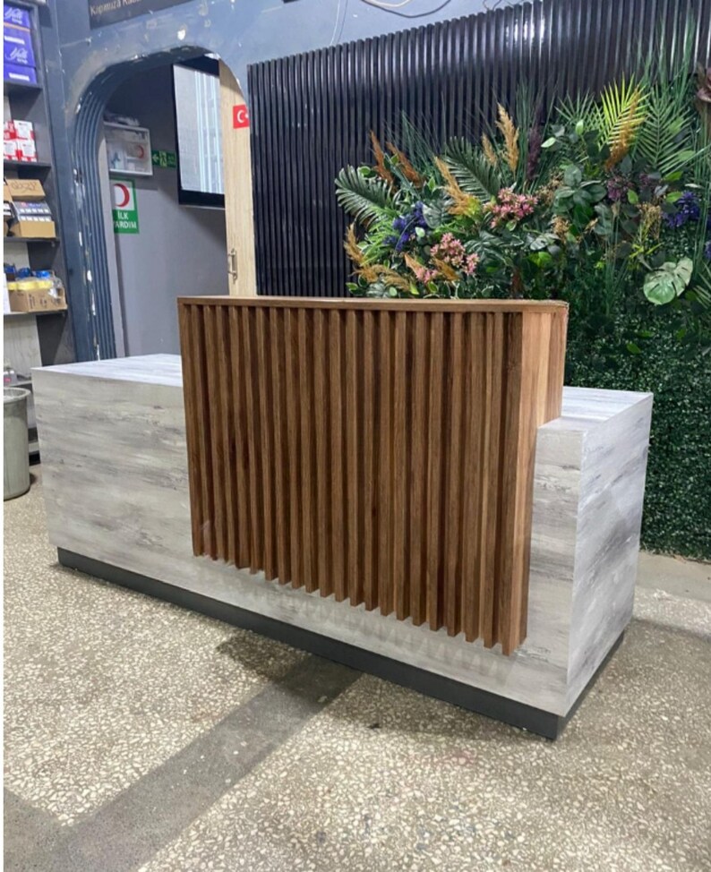 Reception Desk, Modern Furniture, Custom Reception, Custom Podium ...
