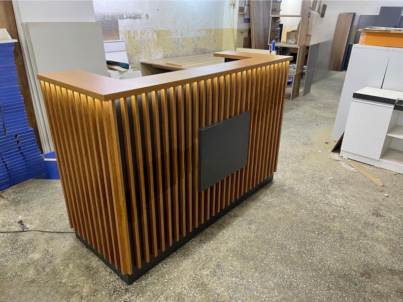 Custom Modern Reception Desk, Modern Furniture, Office Desk, Custom ...