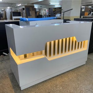 Custom Modern Reception Desk, Modern Furniture, Office Desk, Custom ...