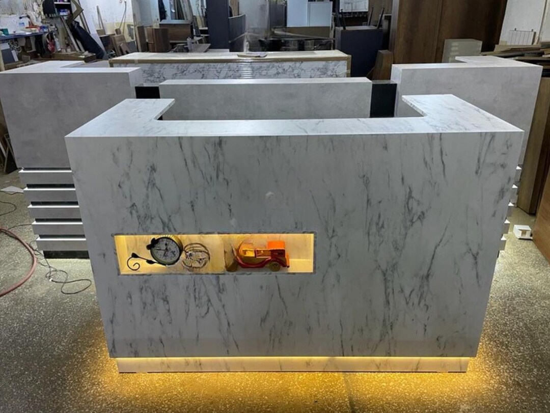 Reception Desk, Modern Furniture, Custom Reception, Custom Podium ...