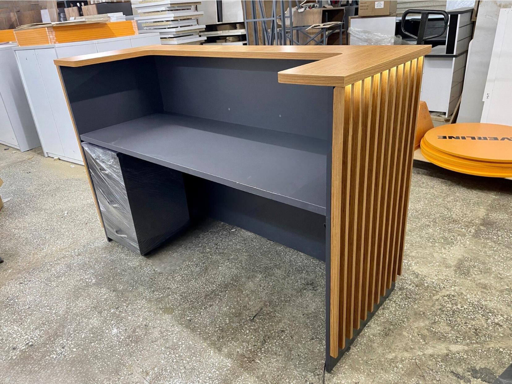Custom Modern Reception Desk, Modern Furniture, Office Desk, Custom ...