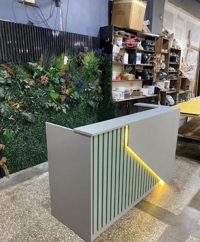 Reception Desk, Modern Furniture, Custom Reception, Custom Podium ...