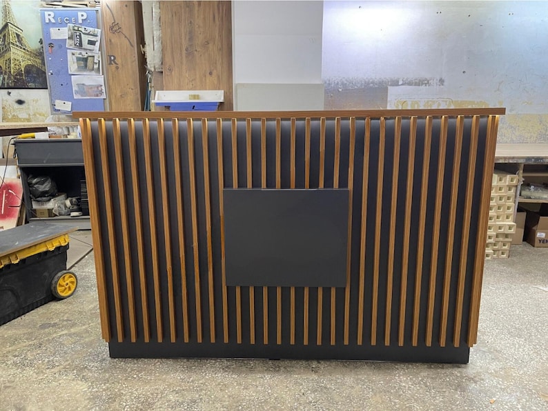 Custom Modern Reception Desk, Modern Furniture, Office Desk, Custom ...