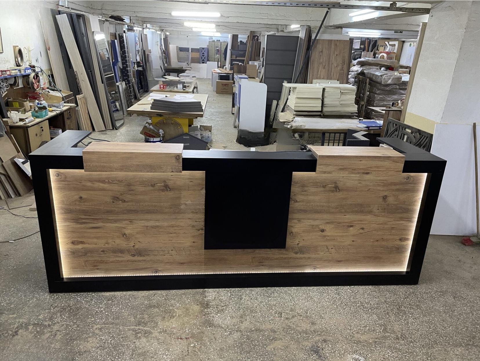 Custom Modern Reception Desk, Modern Furniture, Office Desk, Custom ...