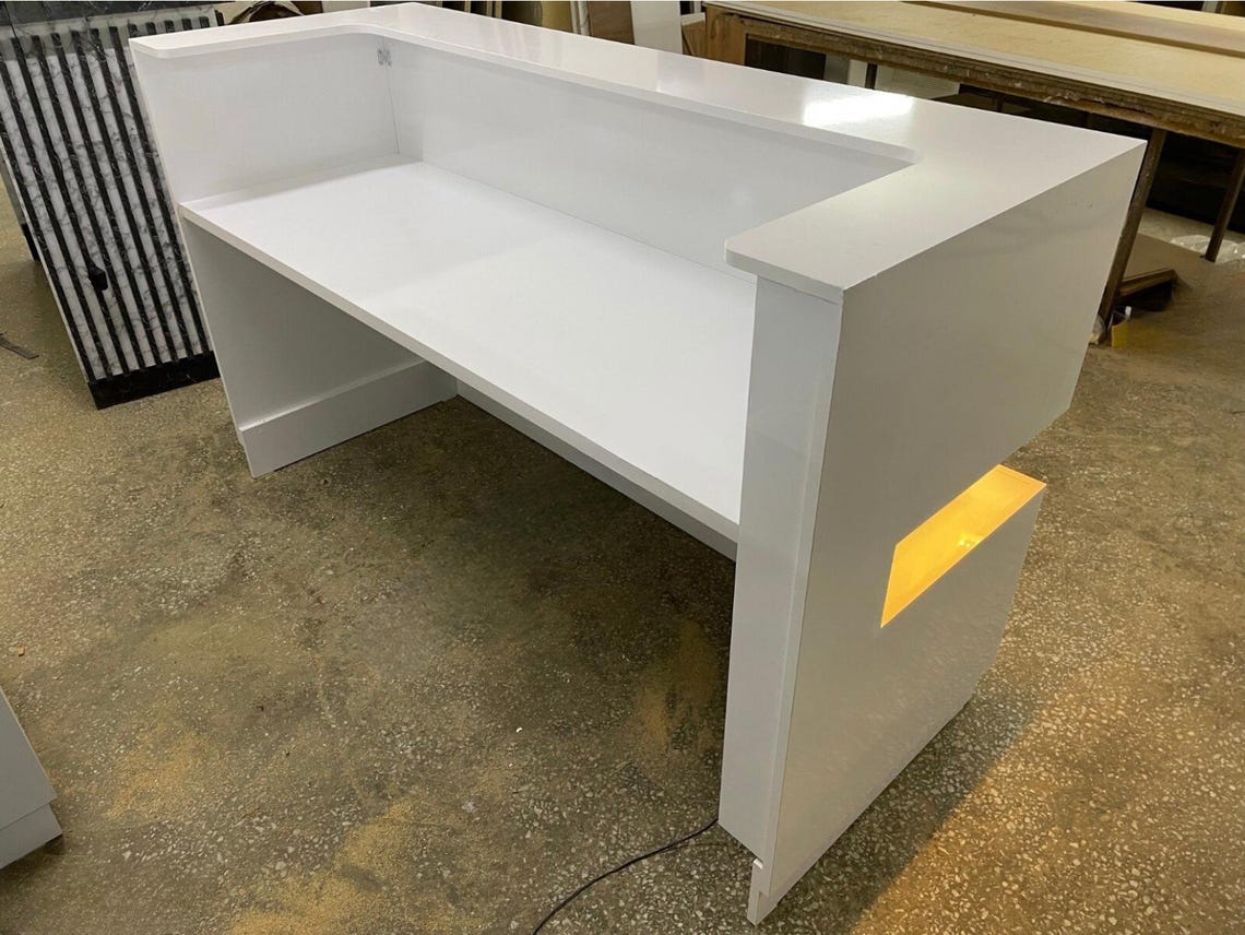 Custom Modern Reception Desk, Modern Furniture, Office Desk, Custom ...
