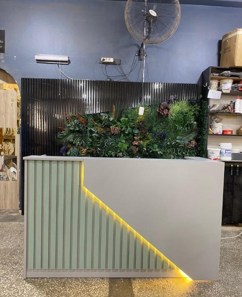 Reception Desk, Modern Furniture, Custom Reception, Custom Podium ...