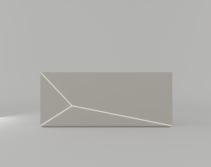 Polished Concrete Reception Desk - Etsy