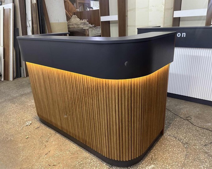 Custom Modern Reception Desk, Modern Furniture, Office Desk,minimalist ...