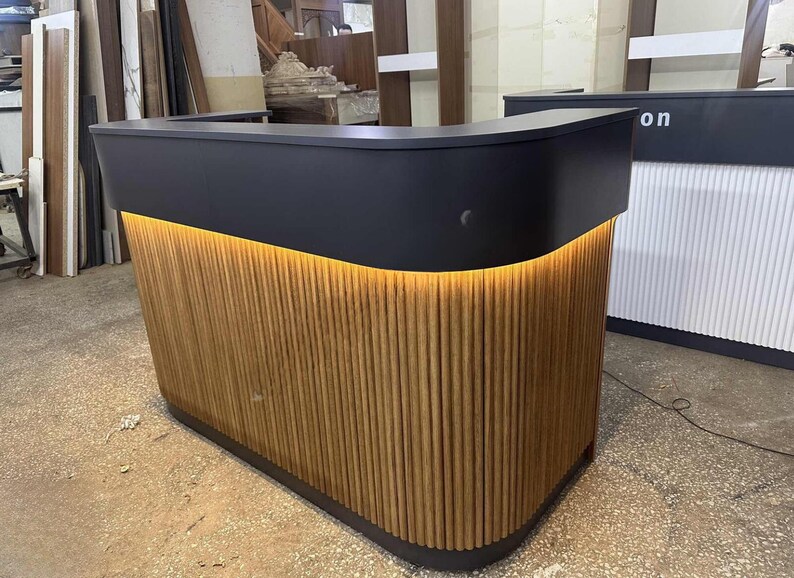 Custom Modern Reception Desk, Modern Furniture, Office Desk, Custom ...
