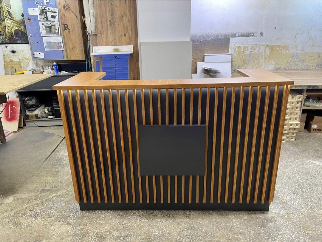Custom Modern Reception Desk, Modern Furniture, Office Desk, Custom ...