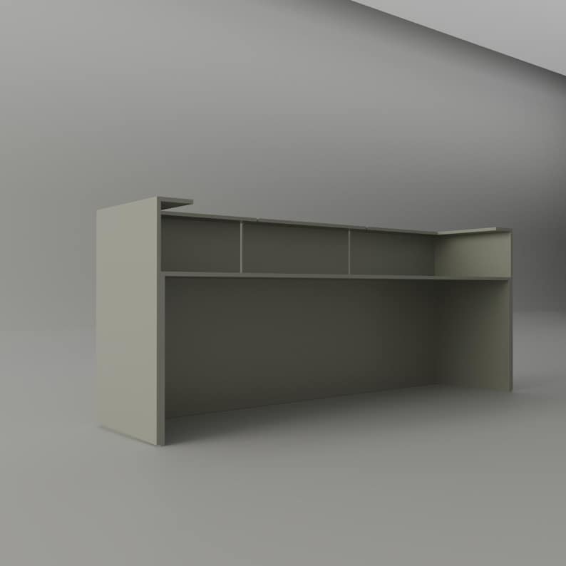 Custom Modern Reception Desk, Modern Furniture, Office Desk, Custom ...