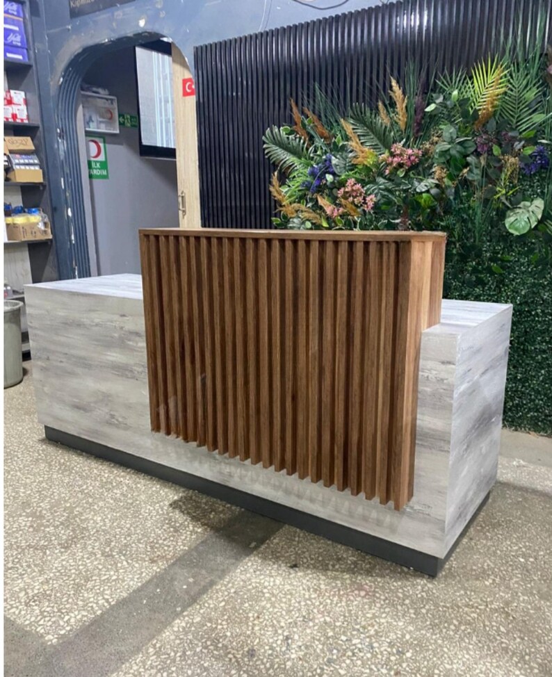 Reception Desk, Modern Furniture, Custom Reception, Custom Podium ...