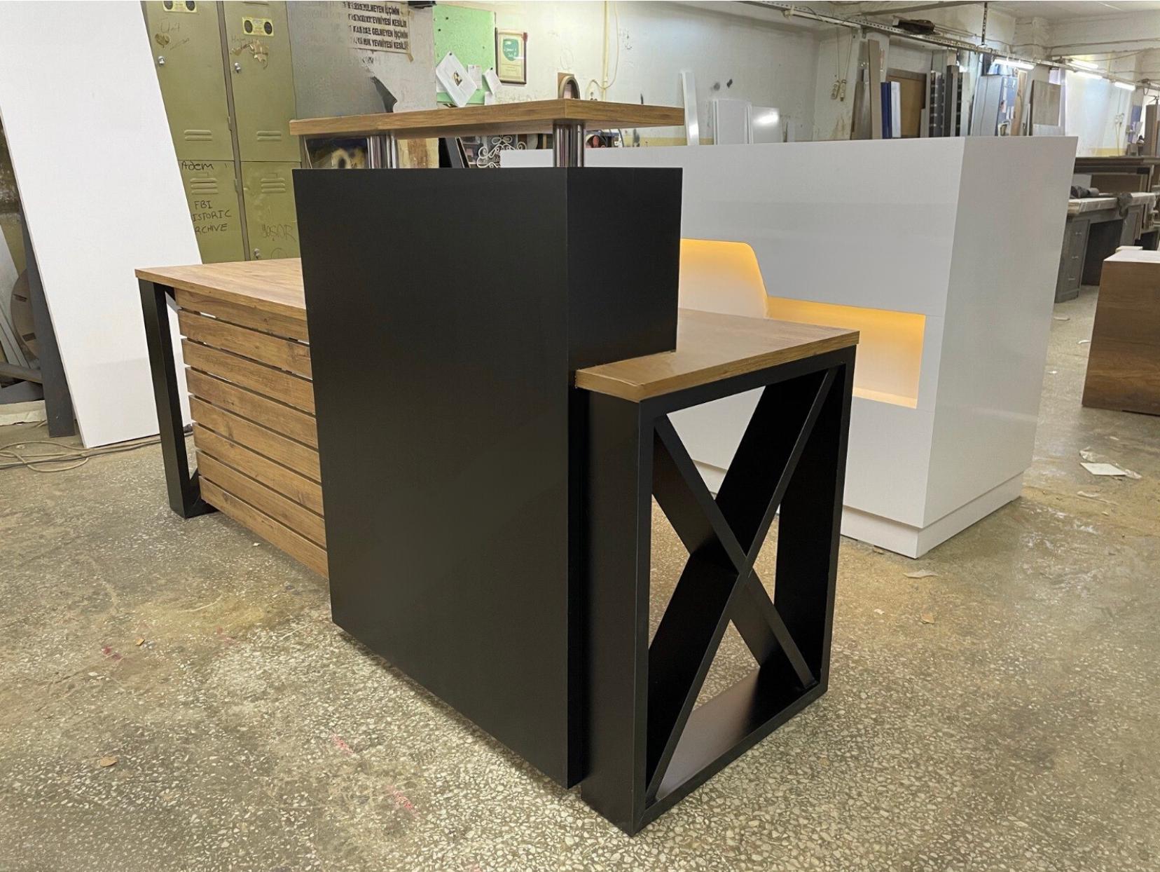 Custom Modern Reception Desk, Modern Furniture, Office Desk,minimalist ...