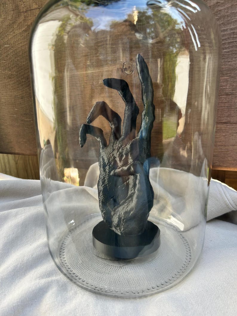 3D Printed Black Phasmophobia Monkey Paw - 6 Inch Tall - Etsy