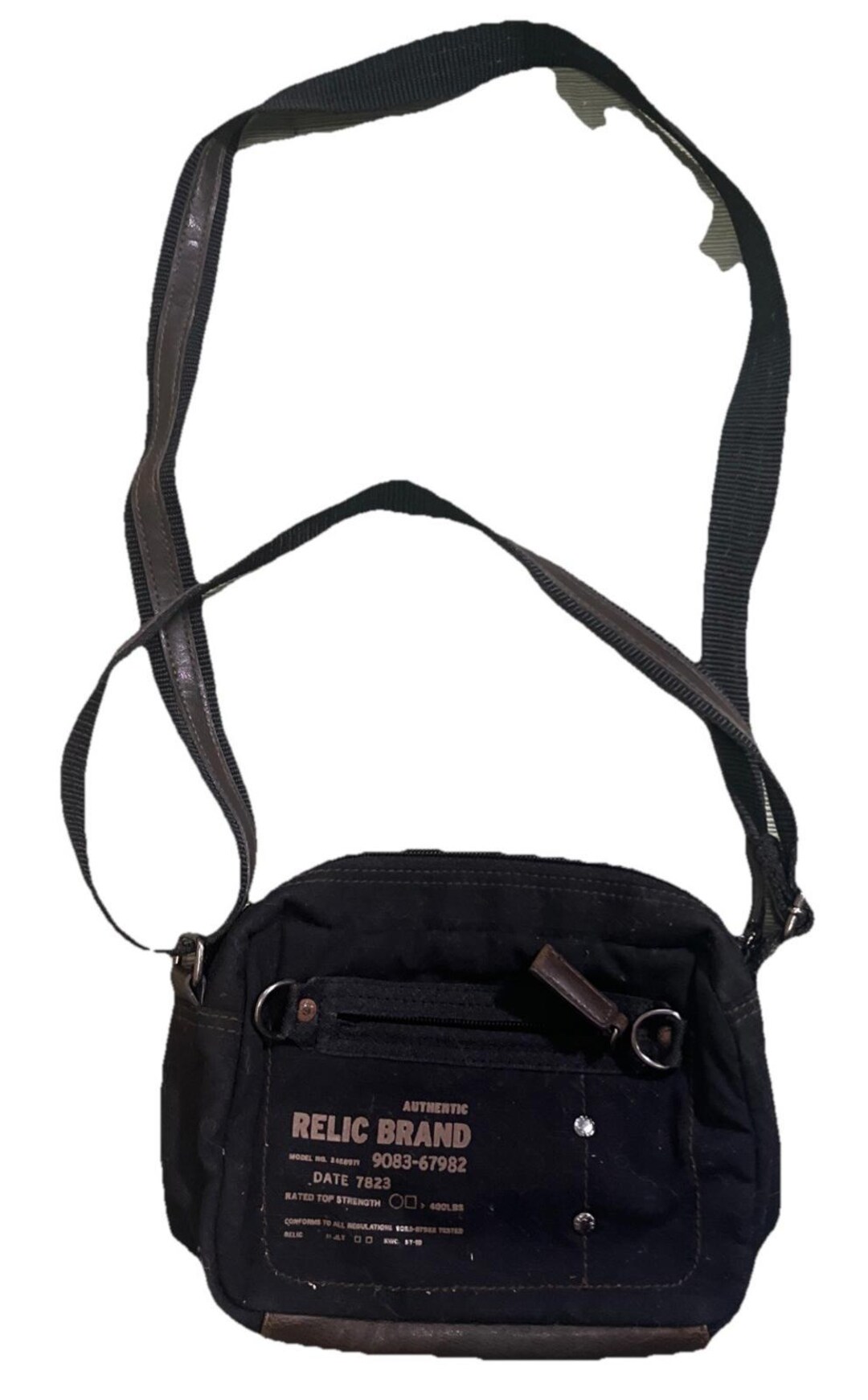 Relic Brand Cross Body Mini Purse Black Brown Bag - Etsy