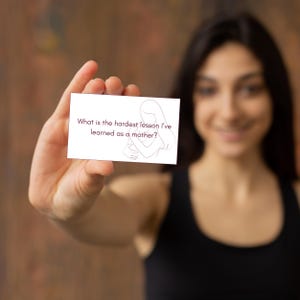 Self-reflection Flashcards for Mothers – 40 Printable Thought-provoking ...