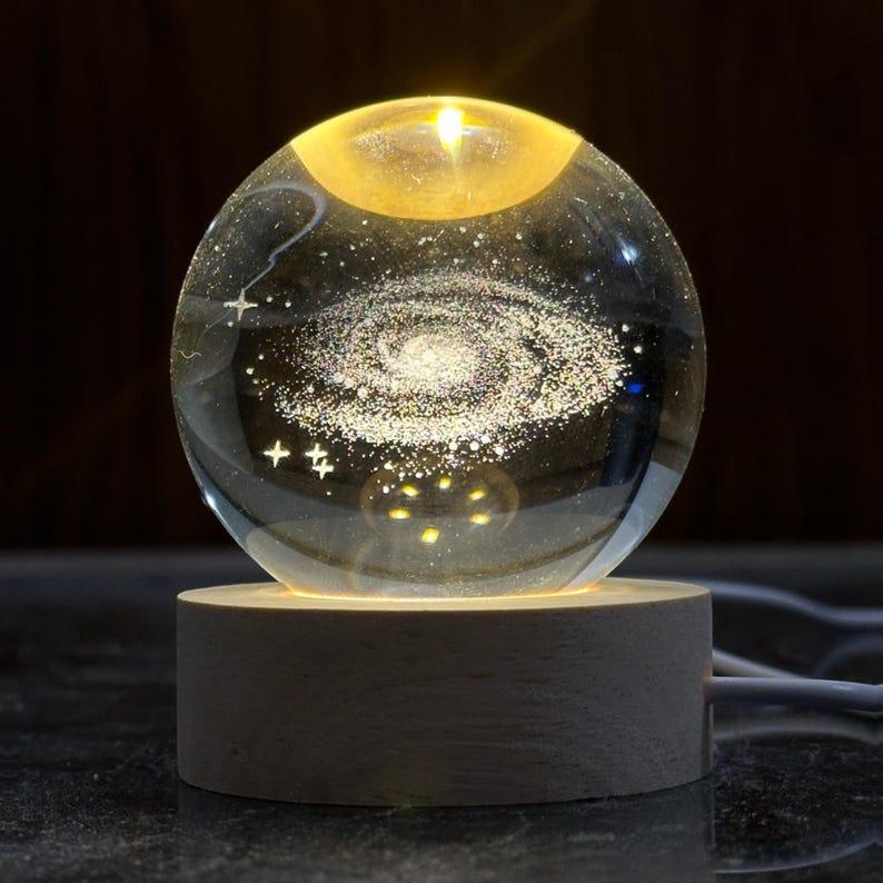 Milky Way Crystal Ball, Solar System Crystal Ball, Galaxy Crystal Ball ...