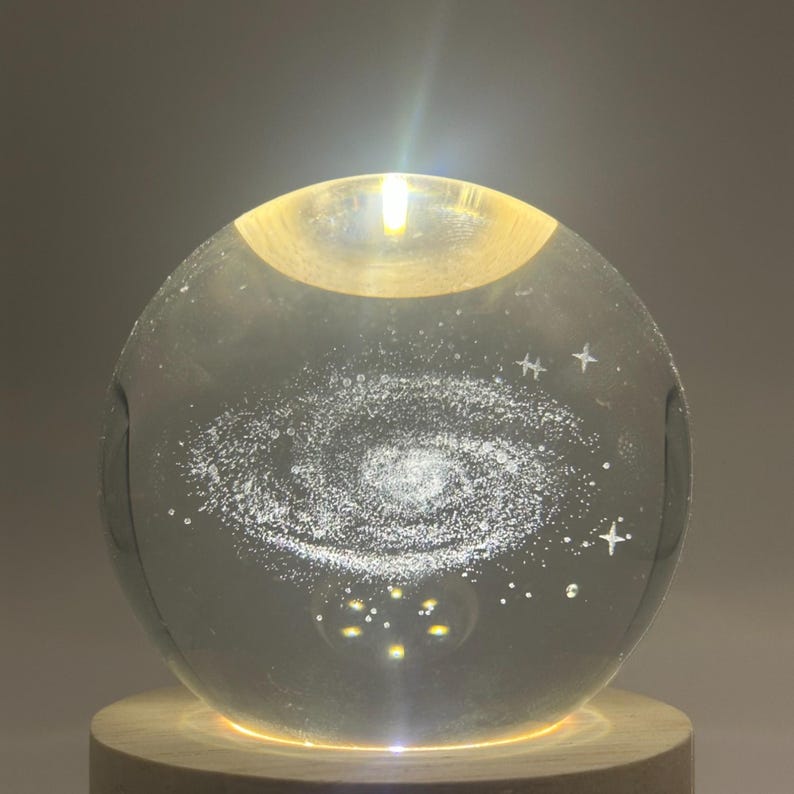 Milky Way Crystal Ball, Solar System Crystal Ball, Galaxy Crystal Ball ...