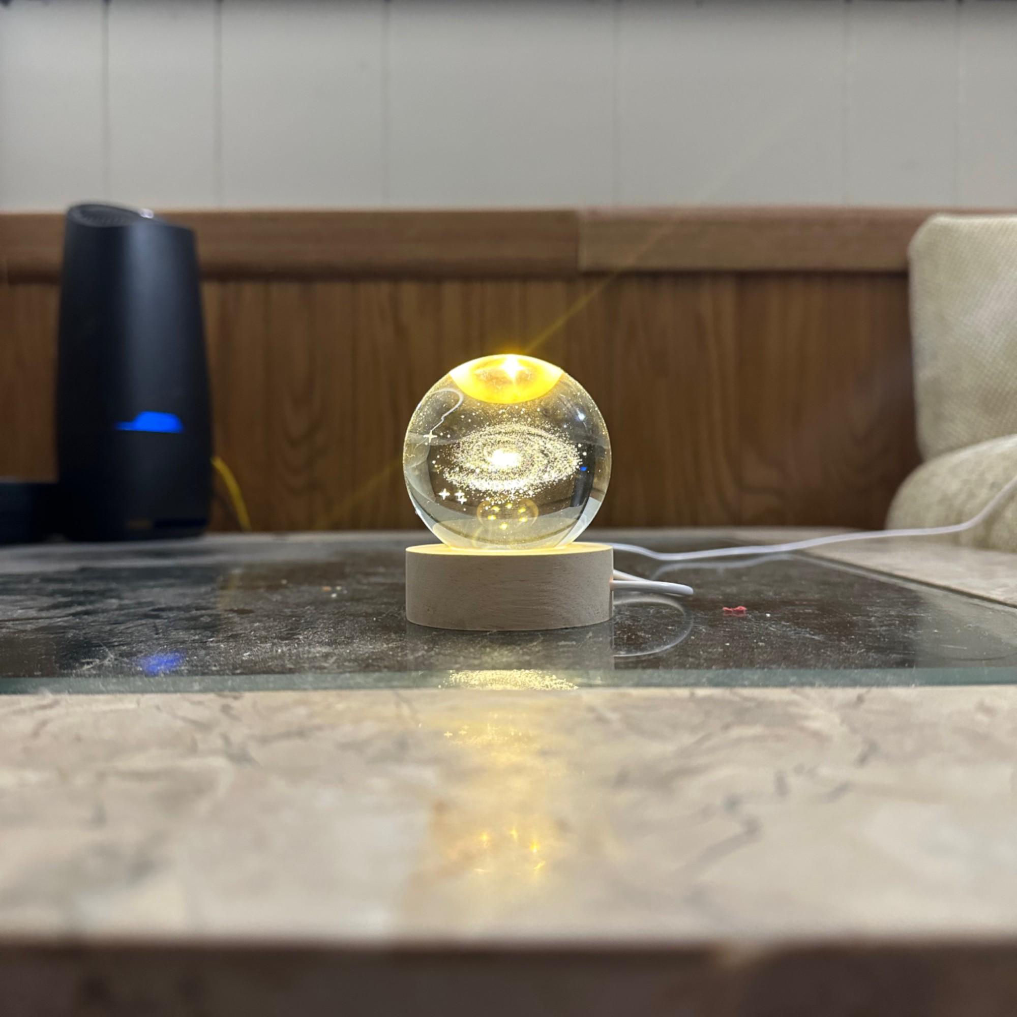 Milky Way Crystal Ball, Solar System Crystal Ball, Galaxy Crystal Ball ...