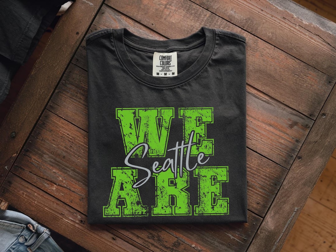 Vintage We Are Seattle Shirt, Seattle Game Day Shirt, Seattle T-shirt ...
