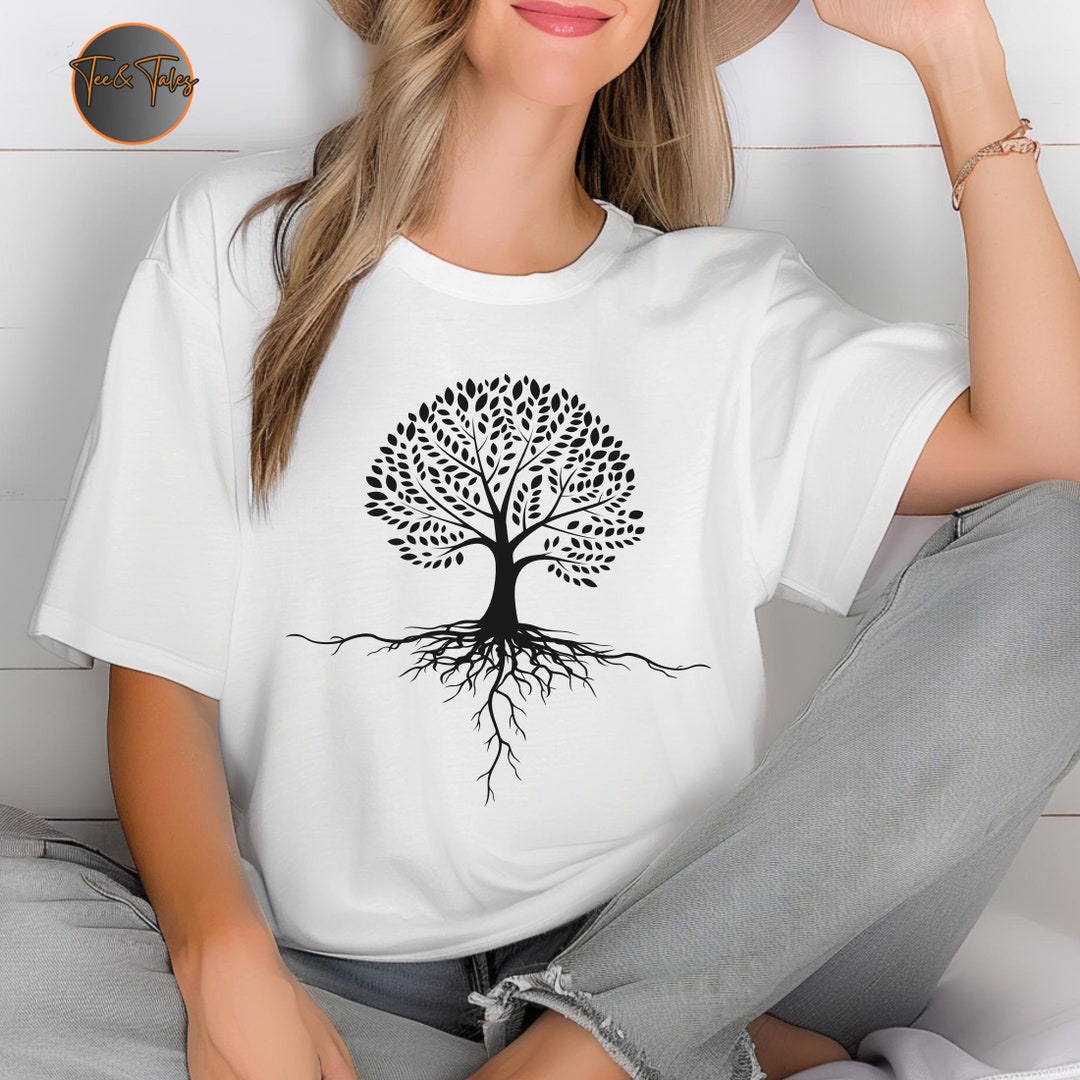 Tree Shirt, Nature Lover Shirt, Forest Shirt, Tree of Life Shirt, Plant ...