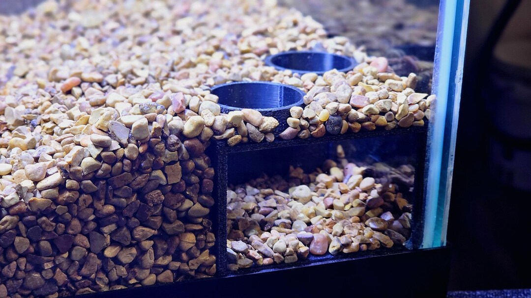 Fish Tank Corner Cave Box | Shrimp or Fish Hideout Aquascape With ...