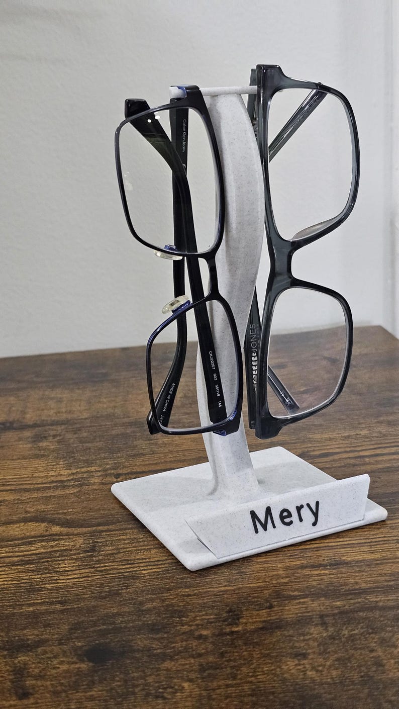 Personalized Eyeglass Holder – 3D Printed 2-pair Display Stand - Etsy
