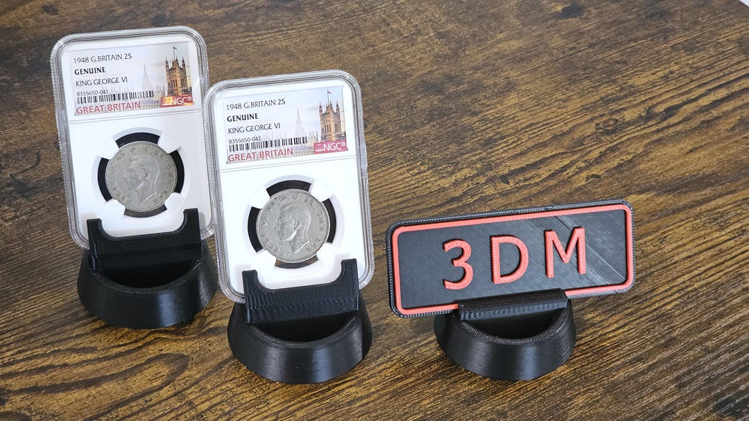 Coin Holder Display Stand – 3D Printed for Certified NGC / ICG / PCGS ...