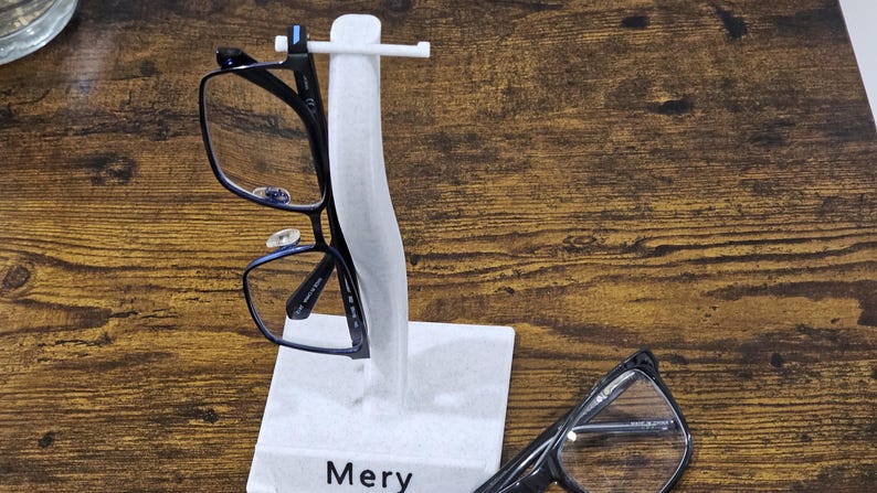 Personalized Eyeglass Holder – 3D Printed 2-pair Display Stand - Etsy