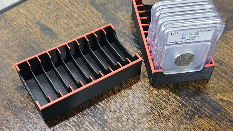 3D Printed Coin Slab Holder: NGC, ICG, PCGS Certified Coins - Etsy