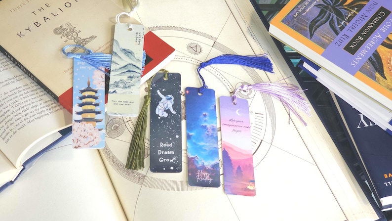 Personalized Aluminum Bookmark: Custom Design, Reader Gift - Etsy