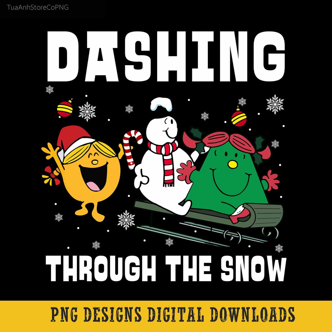 Dashing Through the Snow Little Miss Png, Little Miss Characters ...