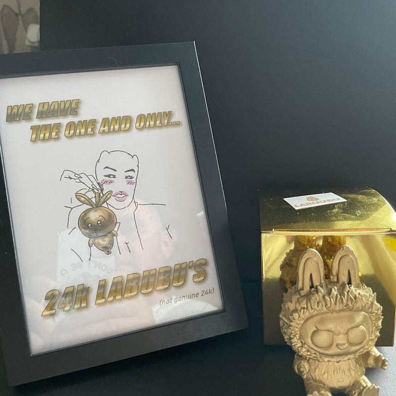 24k Labubu - Etsy UK