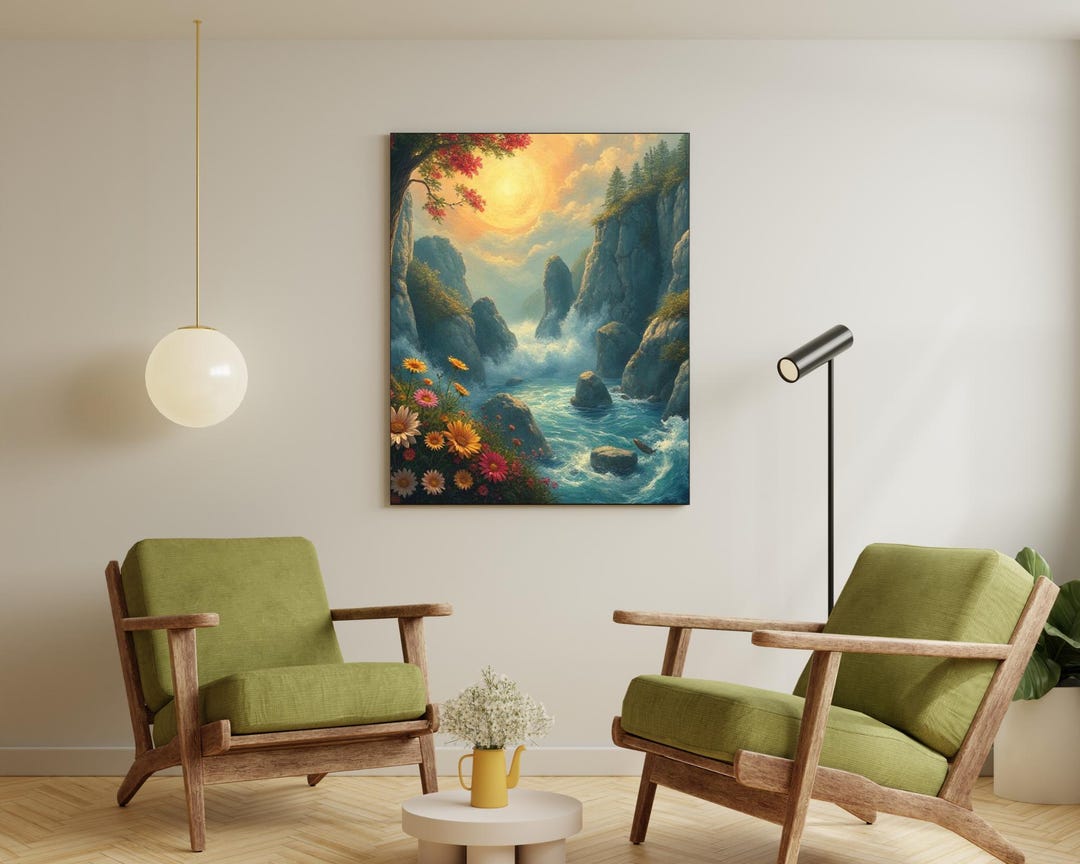 Beautiful Nature Art || Printable Nature Wall Decor || Scenic Digital ...