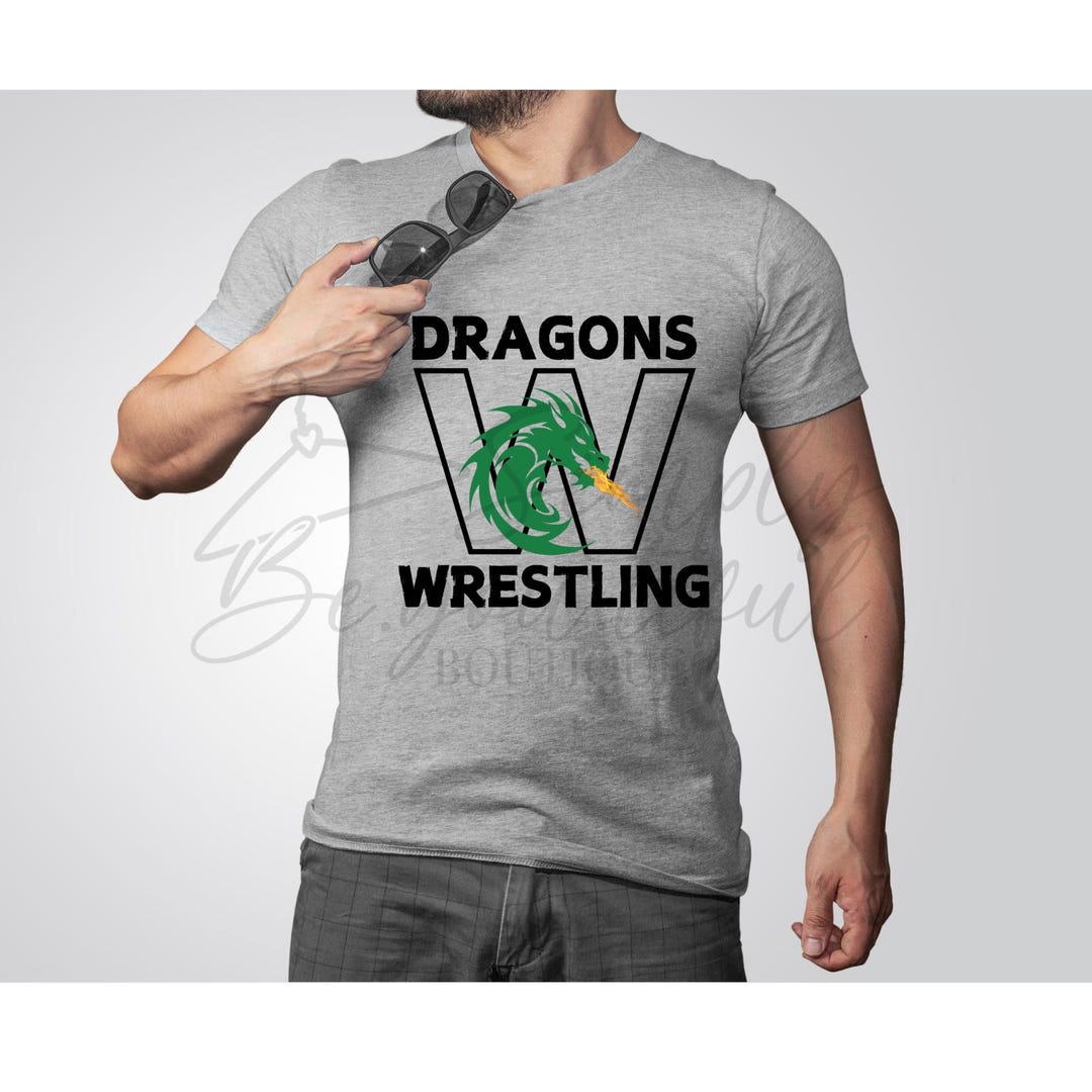 Warren Dragons Wrestling PNG - Etsy