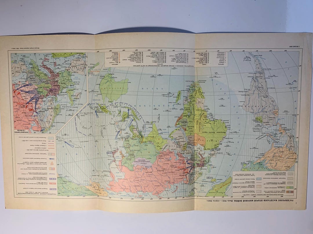 11 Maps on the History of World War II 1939-1945. - Etsy