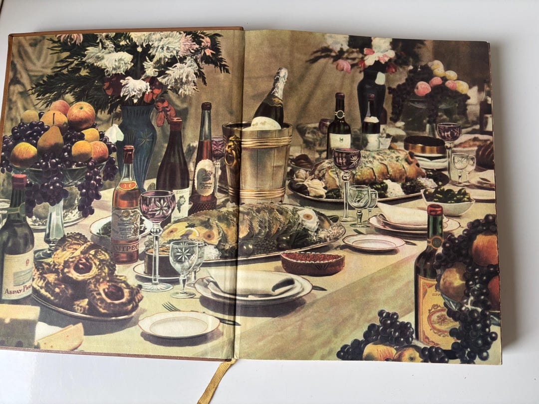 Rare Book From 1963 USSR "book About Tasty and Healthy Food". 400 Pages ...