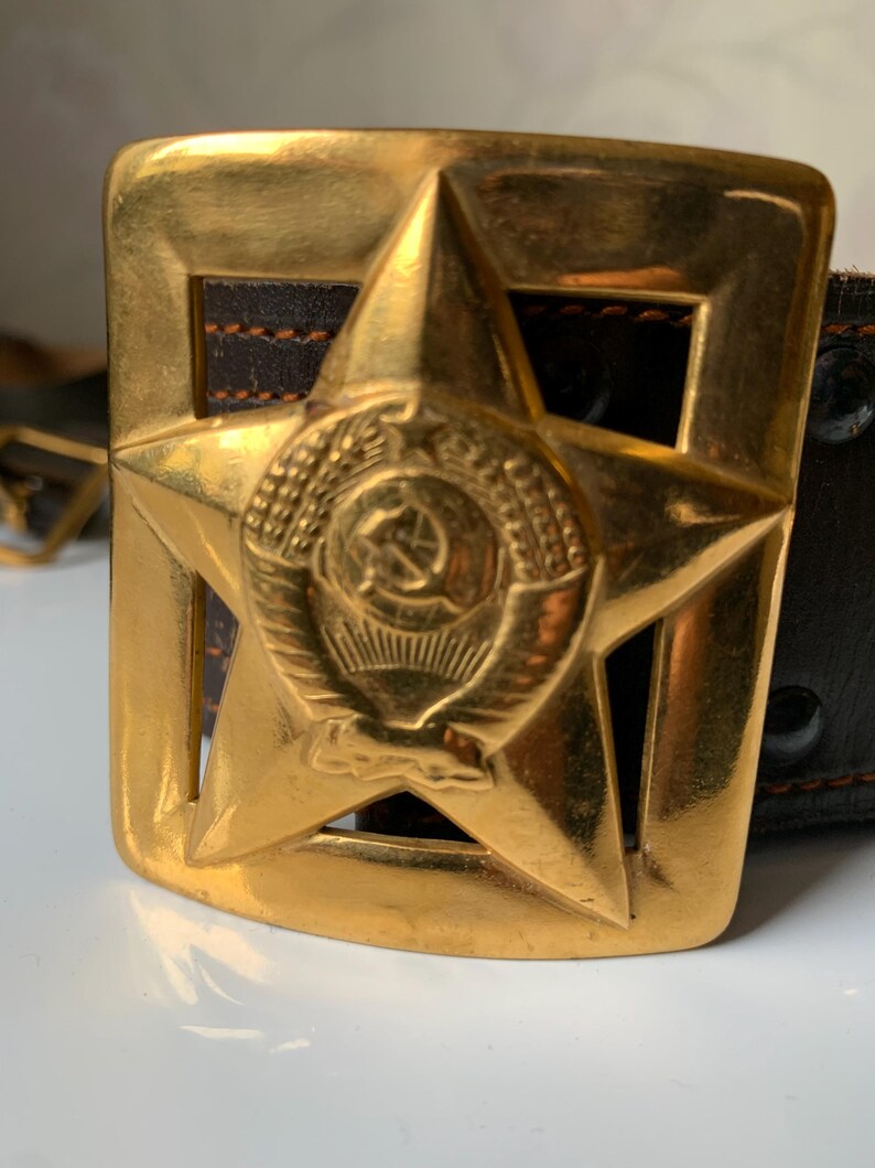 Original Soviet Union General's Belt. Gold Plated. New. - Etsy