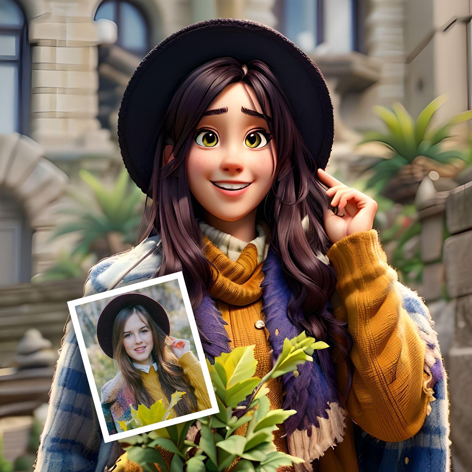 Pixar Style Portrait From Your Photo, Digital Custom Portrait for Print ...