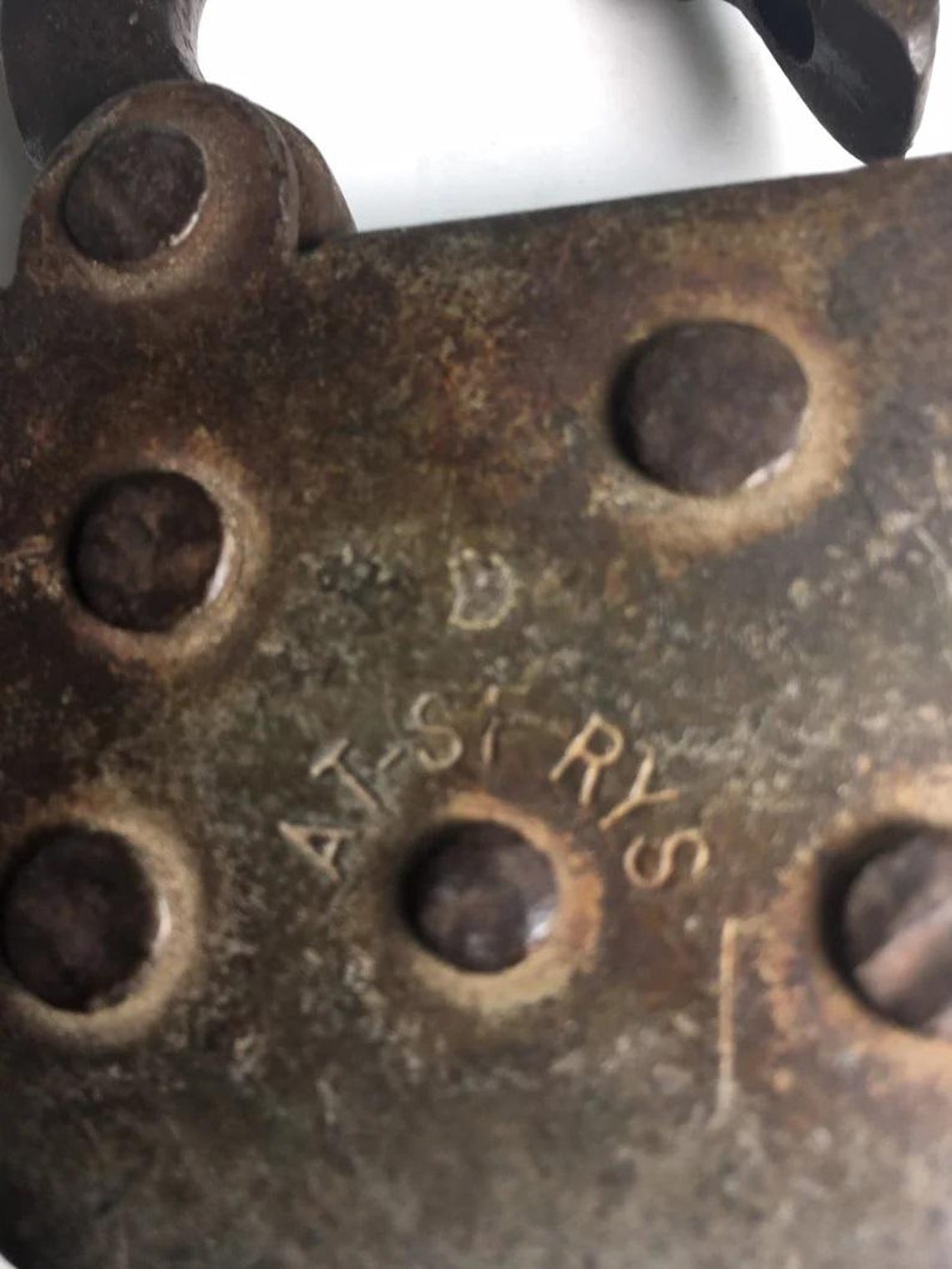 Vintage, Original, Working Keline Railroad Lock With Original Brass Key ...