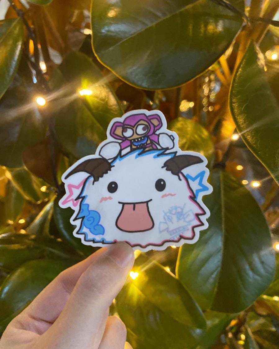 Arcane Jinx Poro Sticker - Etsy