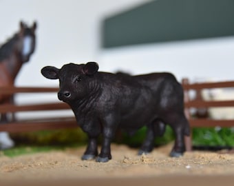 Limousin Red Bull, Realistic Toy Farm Cow, UK, Plastic, Kids Farm ...
