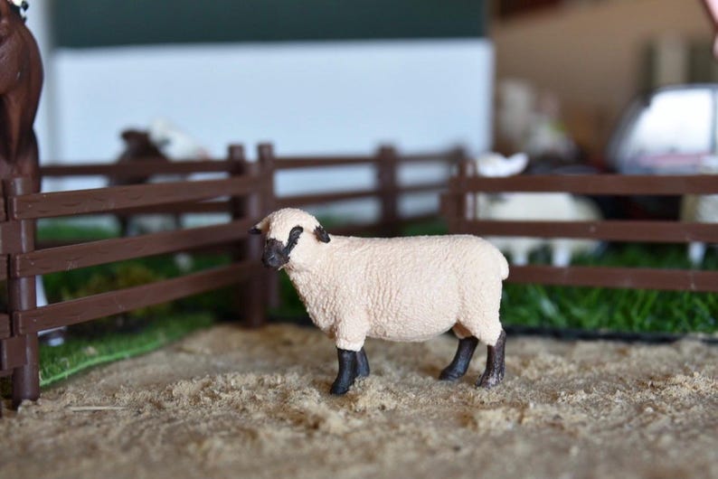 Toy Sheep, Shropshire Realistic Farm Animal, Plastic, Pretend Play ...