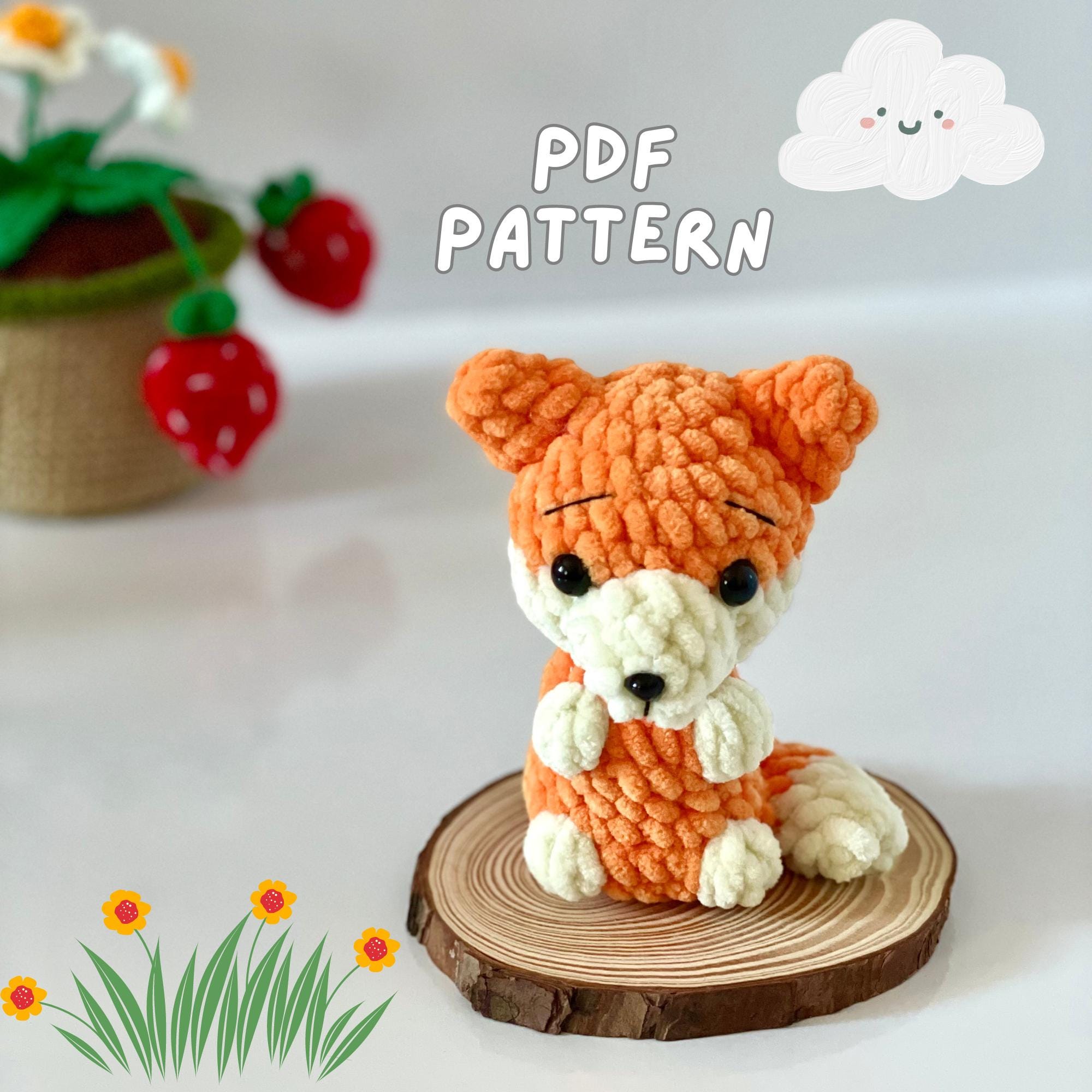 Fox Crochet Pattern Fox Amigurumi Pattern Crochet Fox Tutorial ...