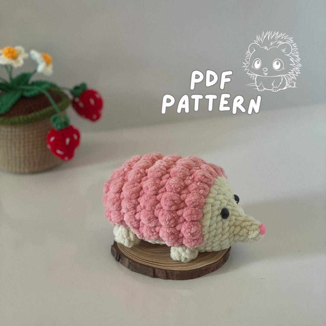 Hedgehog Crochet Pattern | Hedgehog Amigurumi Crochet Pattern | Crochet ...