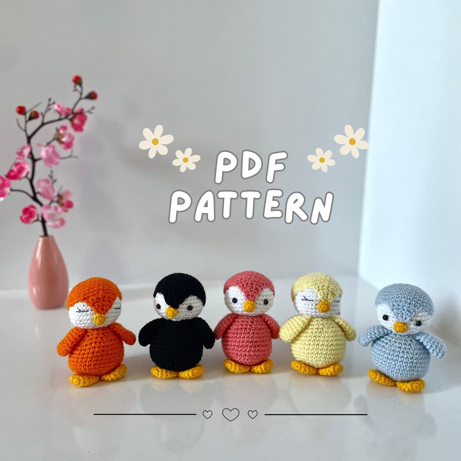 Mini Penguin Crochet Pattern | DIY Penguin Amigurumi | Crochet Pinguin ...