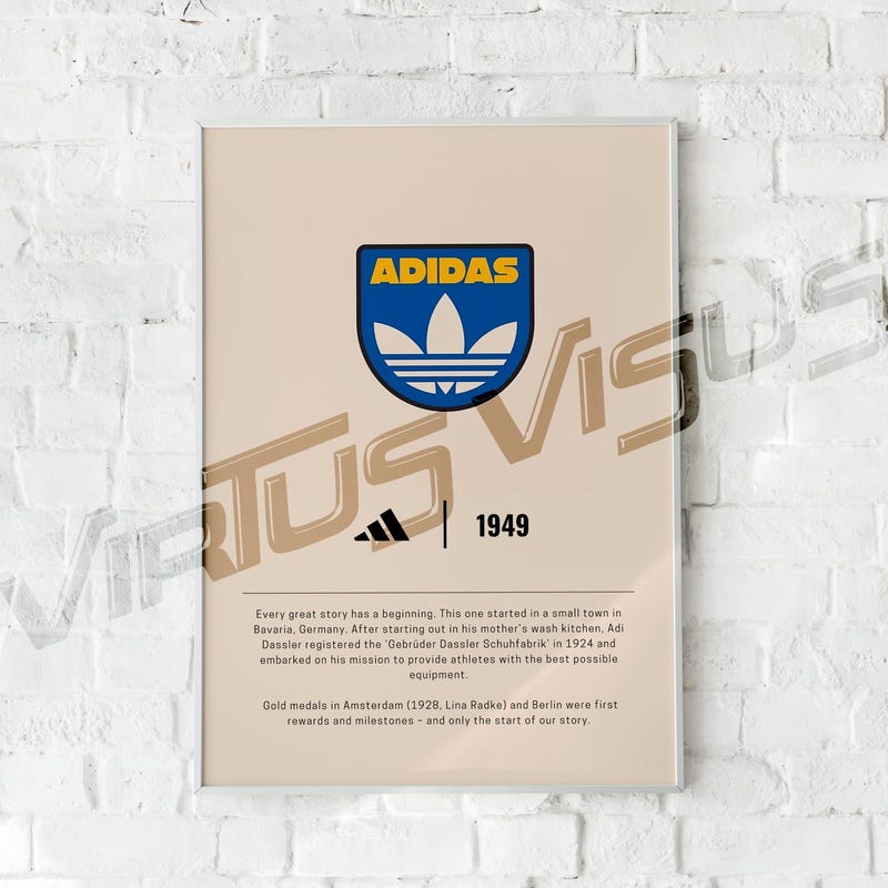 Adidas Posters Wall Art - Etsy