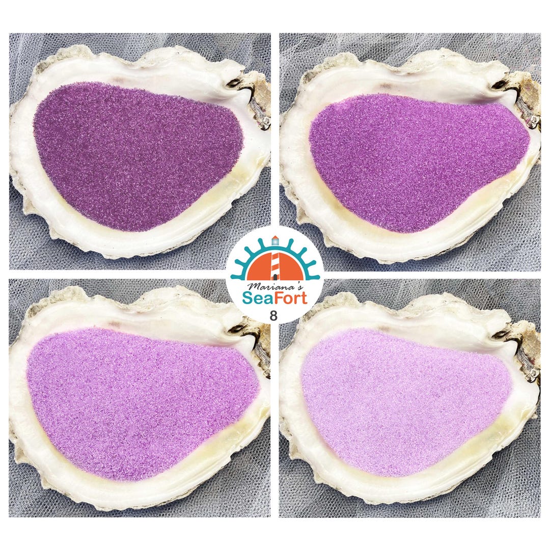 Fuchsia Color Sand Ceremony for Wedding Florida Beach Sand Home Decor ...